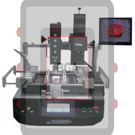 Statie Reballing/Rewotk DH-A3 IR + Hot Air, Aliniere Automata